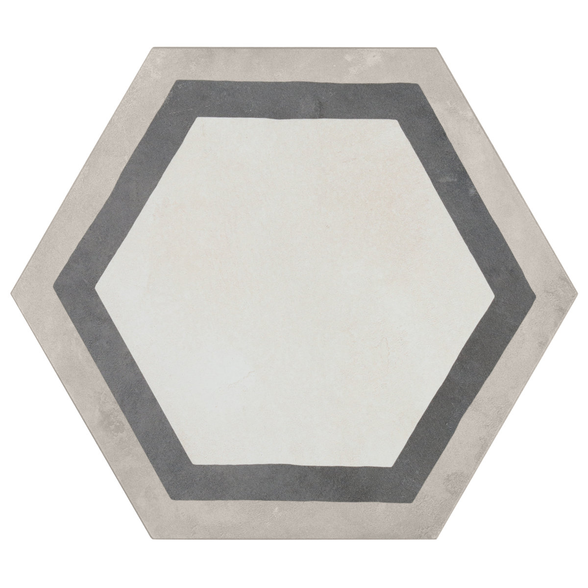 Bond Tile Dash Deco 8.5 in. x 9.84 in. Matte Hexagon Porcelain Floor and Wall Tile (12.66 Sq. Ft ...